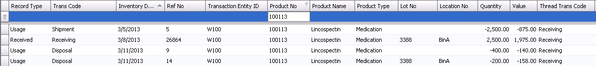 Inventory Reconciliation